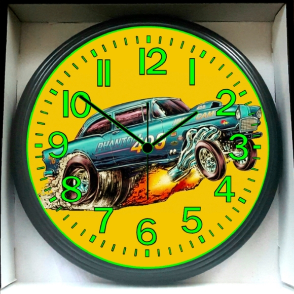 Wall Decor | Chevy Chevrolet Belair 49 Drag Race Glow In The Dark Wall ...